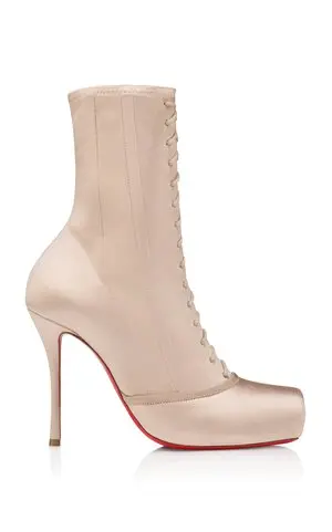 CHRISTIAN LOUBOUTIN Pavlova 100mm Ankle Boots - Pink