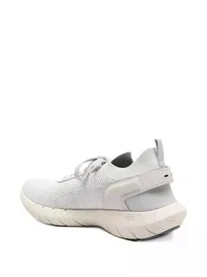 BOSS Lace-up Flat Sole Sneakers With Pull Tab