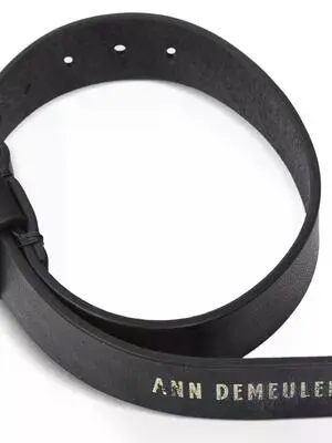 ANN DEMEULEMEESTER Leather Buckle Bracelet