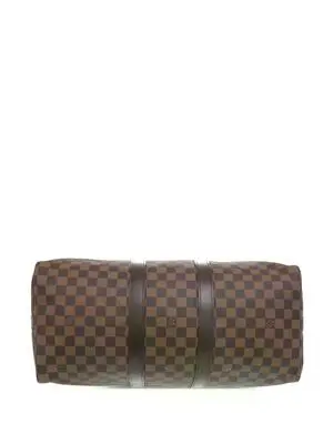 LOUIS VUITTON Damier Ebene Keepall Bandouliere 45 - Brown