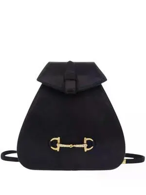 Gucci Satin Crystal Horsebit Backpack