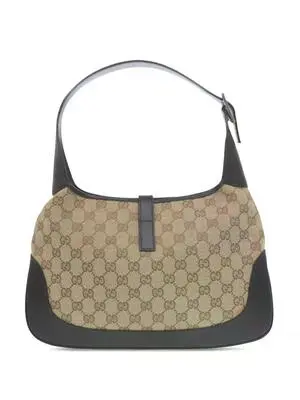 Gucci 1998-2008 Medium Gg Canvas Jackie Shoulder Bag