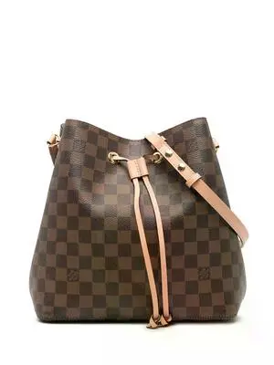 LOUIS VUITTON Damier Ebene Neonoe Mm Bucket Bag - Brown