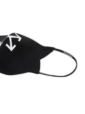 Off-White Arrow Motif Face Mask