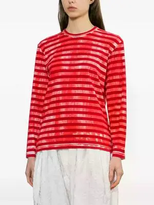 Comme Des Garçons Striped Long Sleeve T-shirt