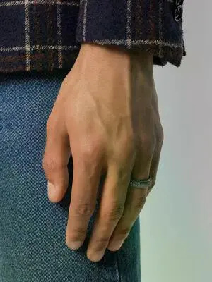ANDREA D'AMICO Embossed -tone Ring