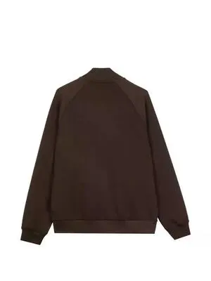 Karl Lagerfeld Logo-pattern Zip-up Jacket - Brown