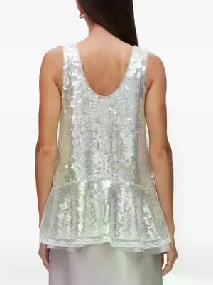 3.1 Phillip Lim Sequin Embellished Ribbon Top