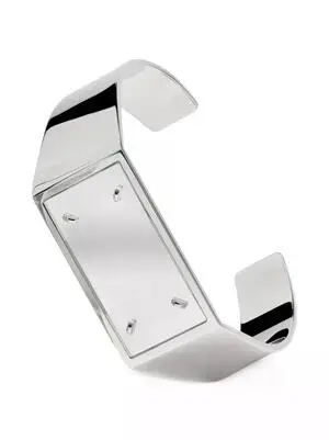 MAISON MARGIELA Four Stitches Cuff Bracelet - Silver