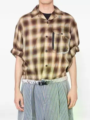 Kolor Plaid Pocket Shirt