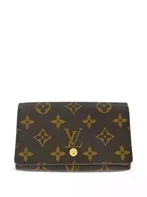 LOUIS VUITTON 2003 Billet Tresor Monogram Wallet - Brown