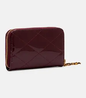 Saint Laurent Cassandre Bijou Patent Leather Wallet