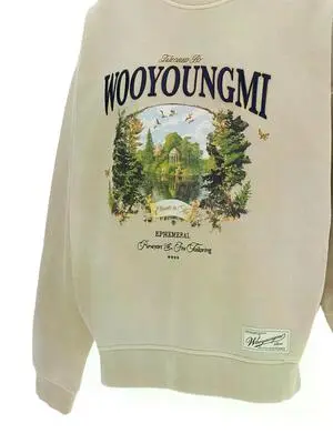 WOOYOUNGMI Graphic Print Sweatshirt - Neutrals