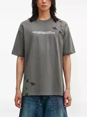 AAPE BY *A BATHING APE Logo-print T-shirt - Green