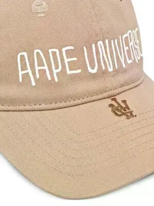 AAPE BY *A BATHING APE Embroidered Cap - Neutrals