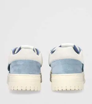 Giorgio Armani Emporio Armani Suede Panelled Sneakers