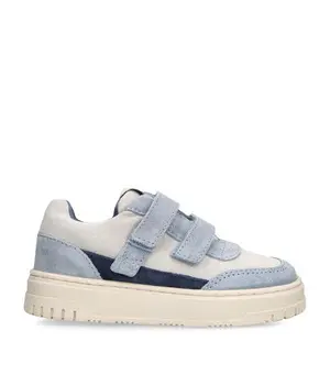 Giorgio Armani Suede Velcro City Sneakers