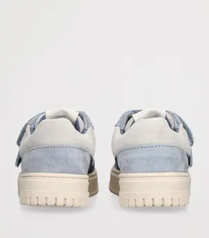 Giorgio Armani Suede Velcro City Sneakers