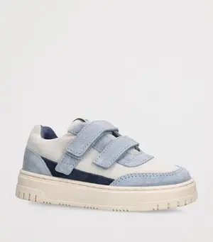 Giorgio Armani Suede Velcro City Sneakers