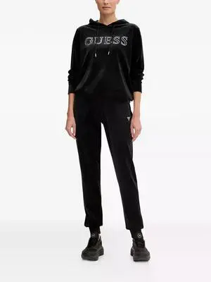 Guess Rhinestone Embellished Hoodie - Black