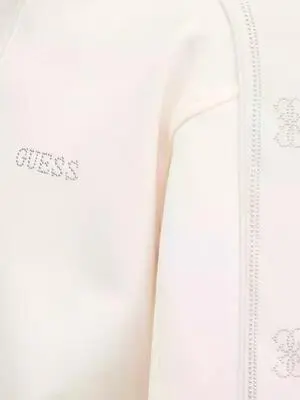 Guess Octavia Logo Zip-up Sweatshirt - Neutrals
