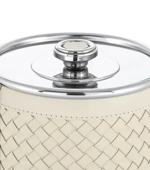 RIVIERE Leather Menfi Ice Bucket