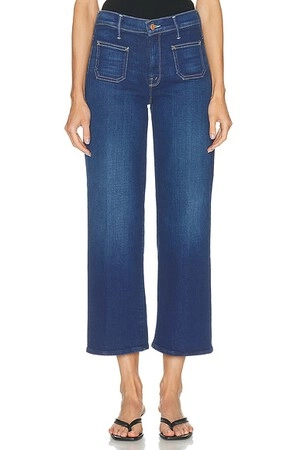 MOTHER The Patch Pocket Mid Rise Maven Ankle Jeans - Cocktail Hour