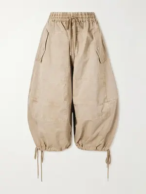 Co Wide-leg Cotton Pants - Neutrals