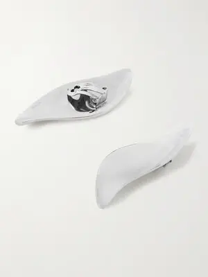 Khaite Leaf Clip-on Earrings - Silver