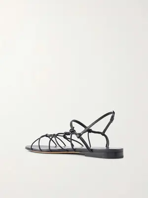 Le Monde Beryl Grace Leather Sandals - Black