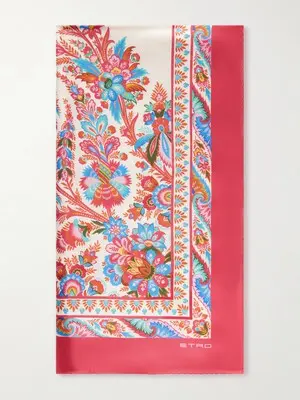 Etro Norma Paisley-print Silk-twill Scarf