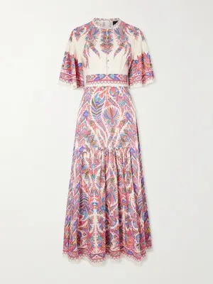 Etro Printed Cotton-poplin Maxi Dress