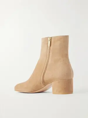 GIANVITO ROSSI Joelle 45 Suede Ankle Boots