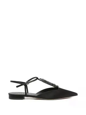 LELLA BALDI Embellished Flat Pumps
