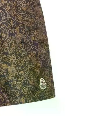 Moncler Paisley Drawstring Swim Shorts