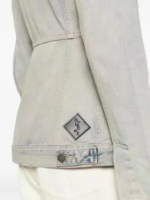 HAIKURE Button-up Denim Jacket - Blue