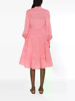 ERMANNO FIRENZE Layered Lace Midi Dress