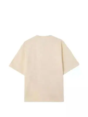 Off-White Logo-pattern Terrycloth T-shirt - Neutrals