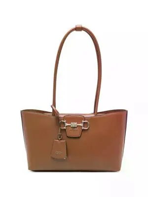 Guess Metal Hardware Tote Bag - Brown