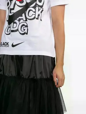 Comme Des Garçons Tiered Midi Skirt