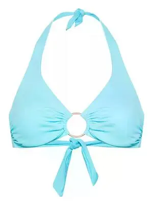 Melissa Odabash Brussels Ring-detailed Bikini Top - Blue