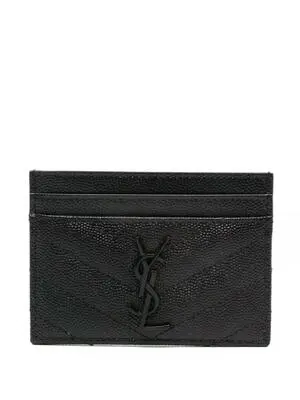 Saint Laurent Cassandre Cardholder - Black