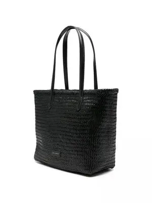 Karl Lagerfeld Woven Tote Bag With Front Logo