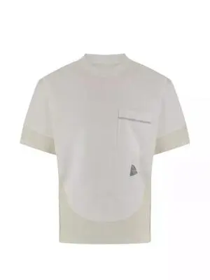 AND WANDER Pocket Short-sleeve T-shirt - Neutrals