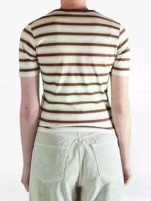 Auralee Gradient Striped T-shirt