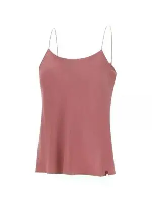 Herno Scoop Neck Spaghetti Strap Tank Top - Pink