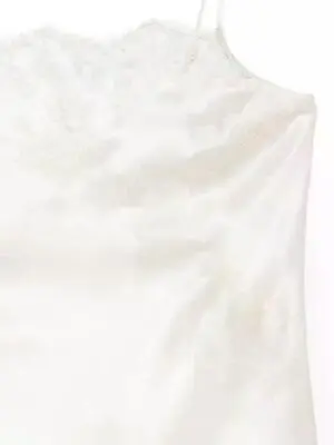 Carine Gilson Lace-detail Silk Camisole