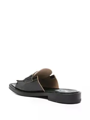 Moschino Square-toe Flat Sandals
