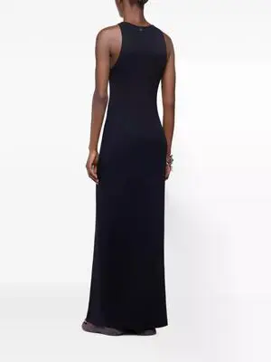 Rabanne Embroidered Palm Tree Maxi Dress