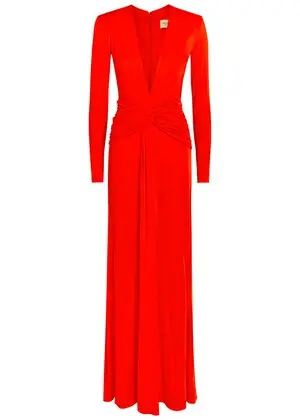 THE NEW ARRIVALS ILKYAZ OZEL Gown - Red